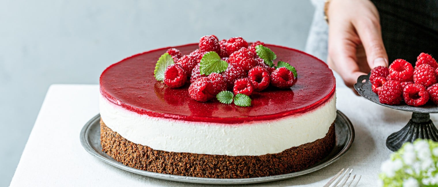 Mohn-Topfentorte mit Himbeeren » Rezept | SPAR Mahlzeit!