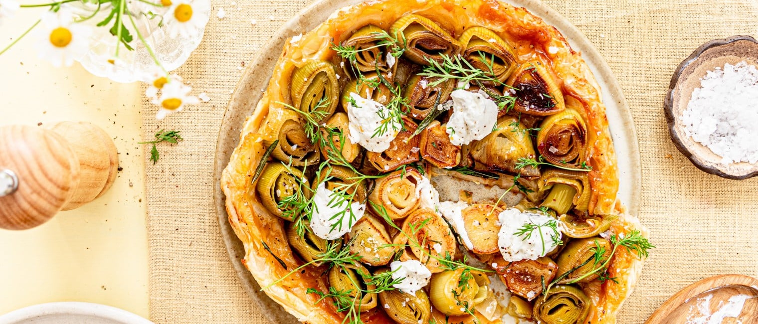 Schnelle Lauch Tarte Tatin » Rezept | SPAR Mahlzeit!