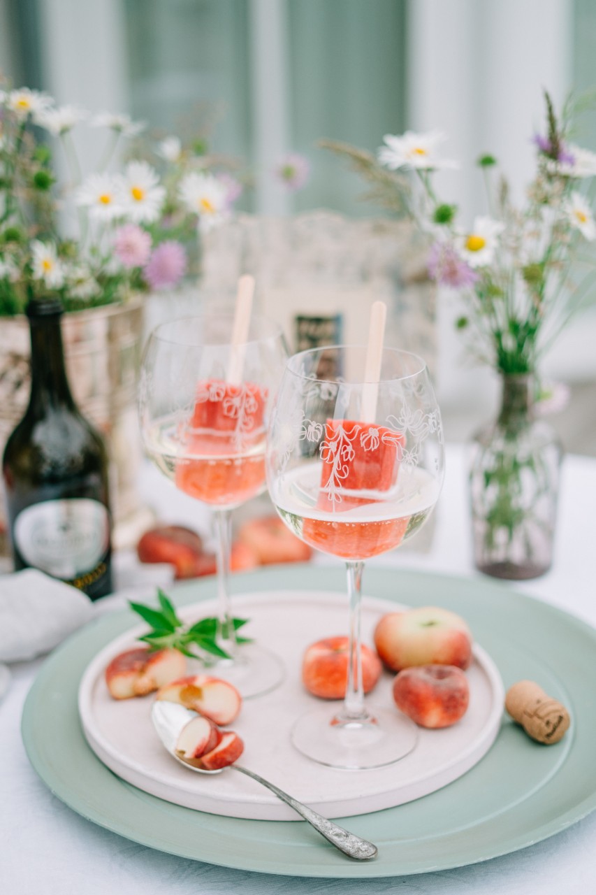 Bellini am Stiel » Rezept | SPAR Mahlzeit!