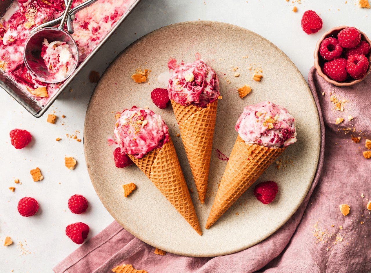 Himbeer-Cheesecake-Eis » Rezept | SPAR Mahlzeit!