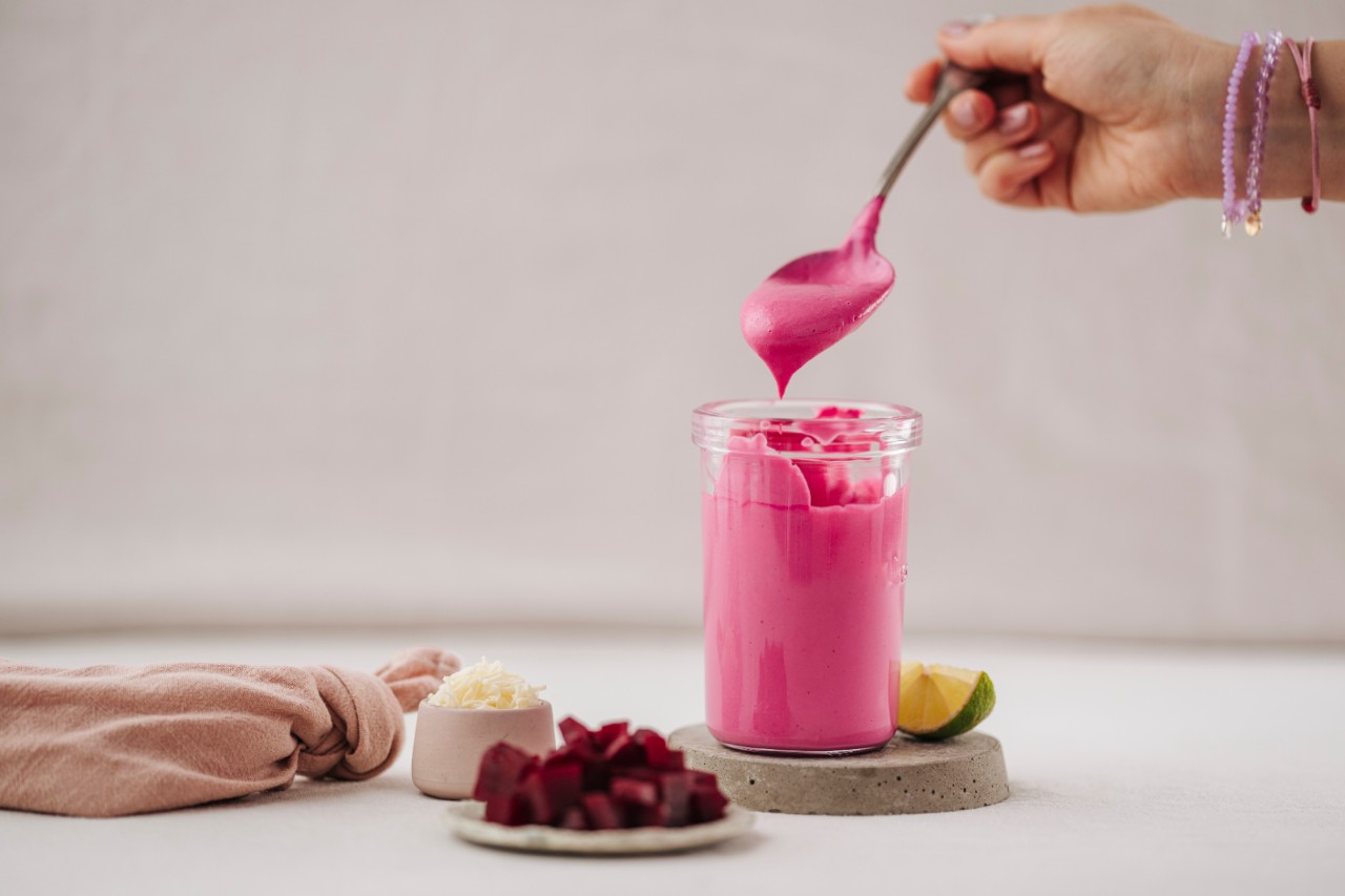 Rote Rübe-Kren-Dressing » Rezept | SPAR Mahlzeit!