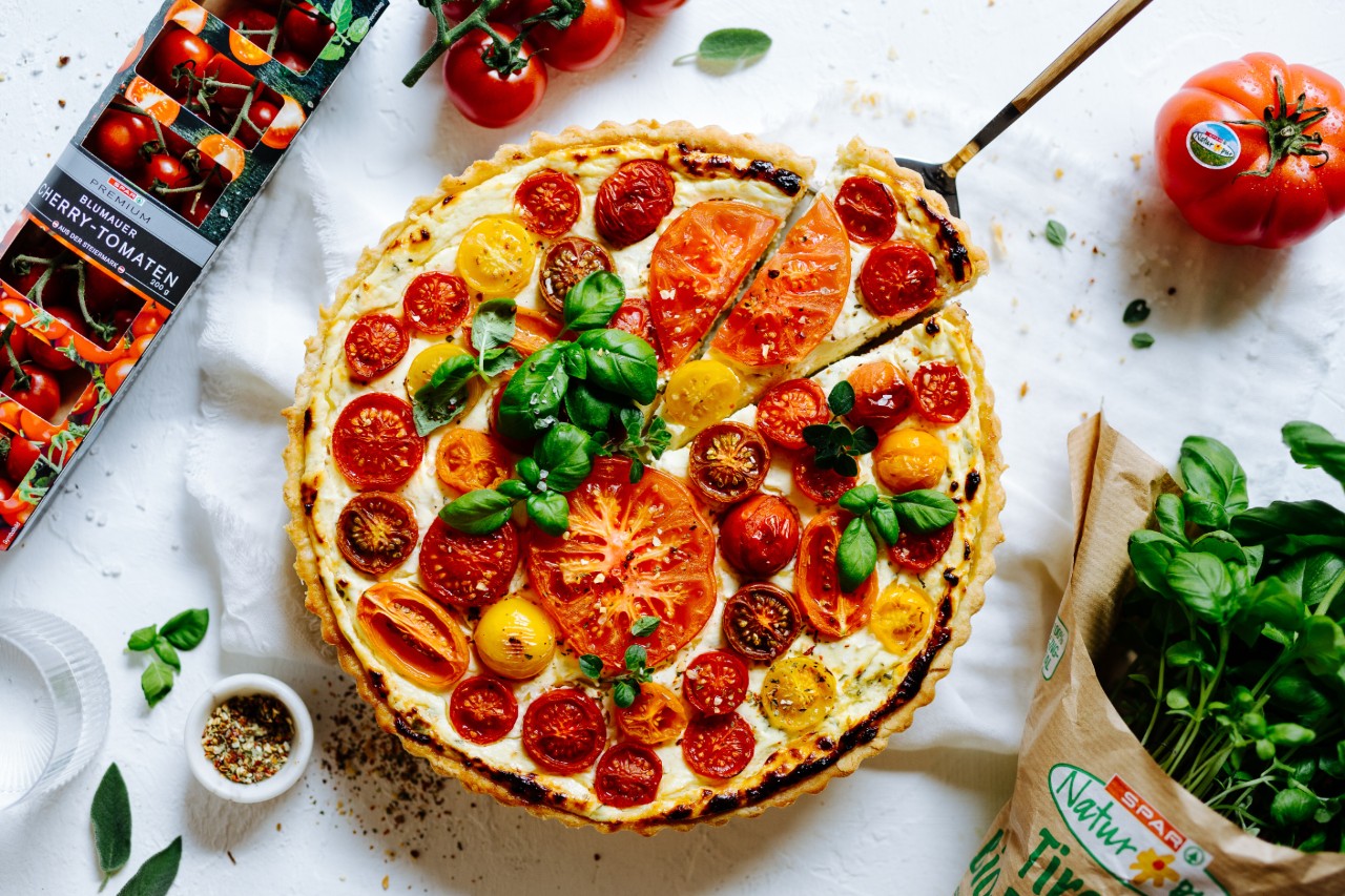 Tomaten Quiche » Rezept | SPAR Mahlzeit!