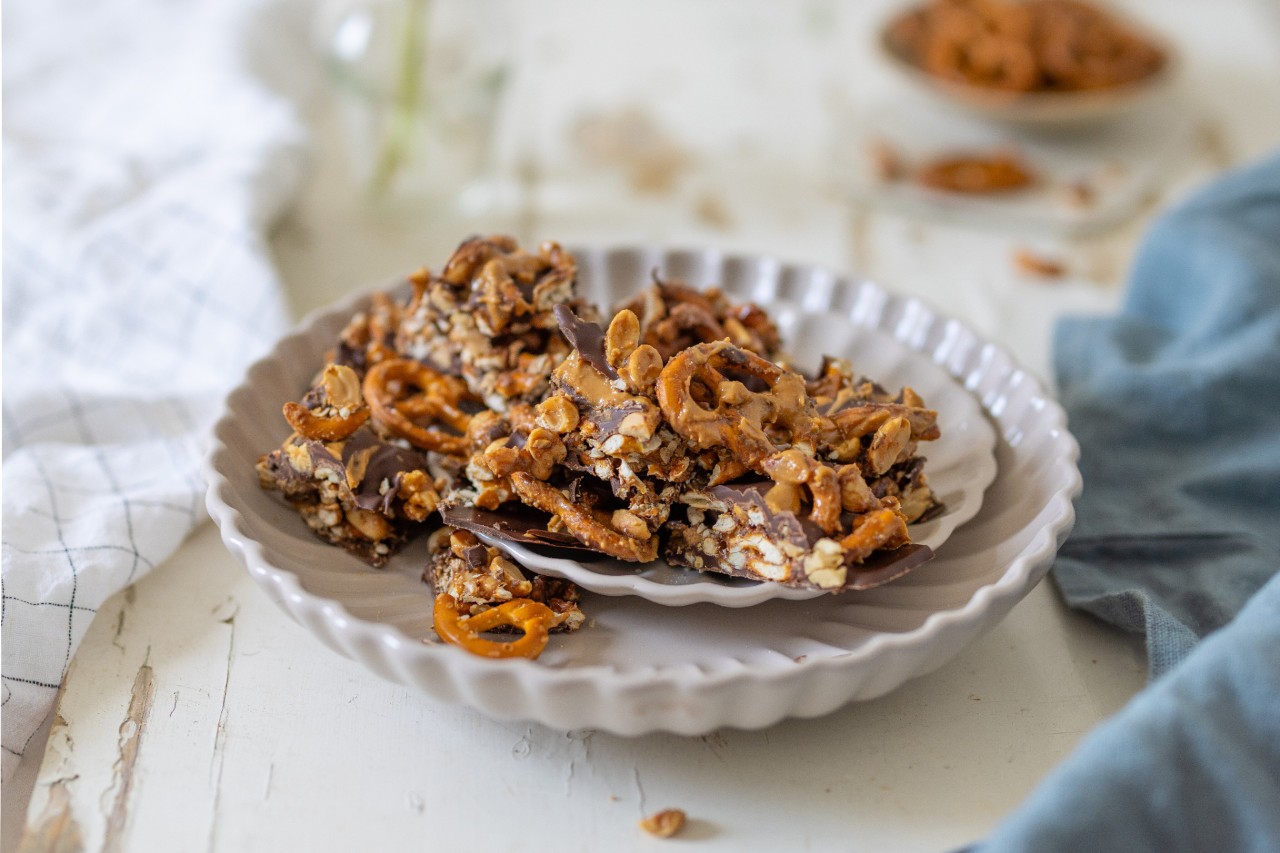 Peanut Butter Pretzel Bites » Rezept | SPAR Mahlzeit!